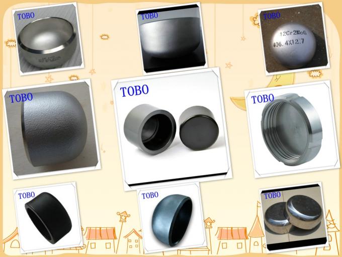 High Yield Carbon Steel 2 Inch Stainless Steel Pipe Cap , Tube End Caps